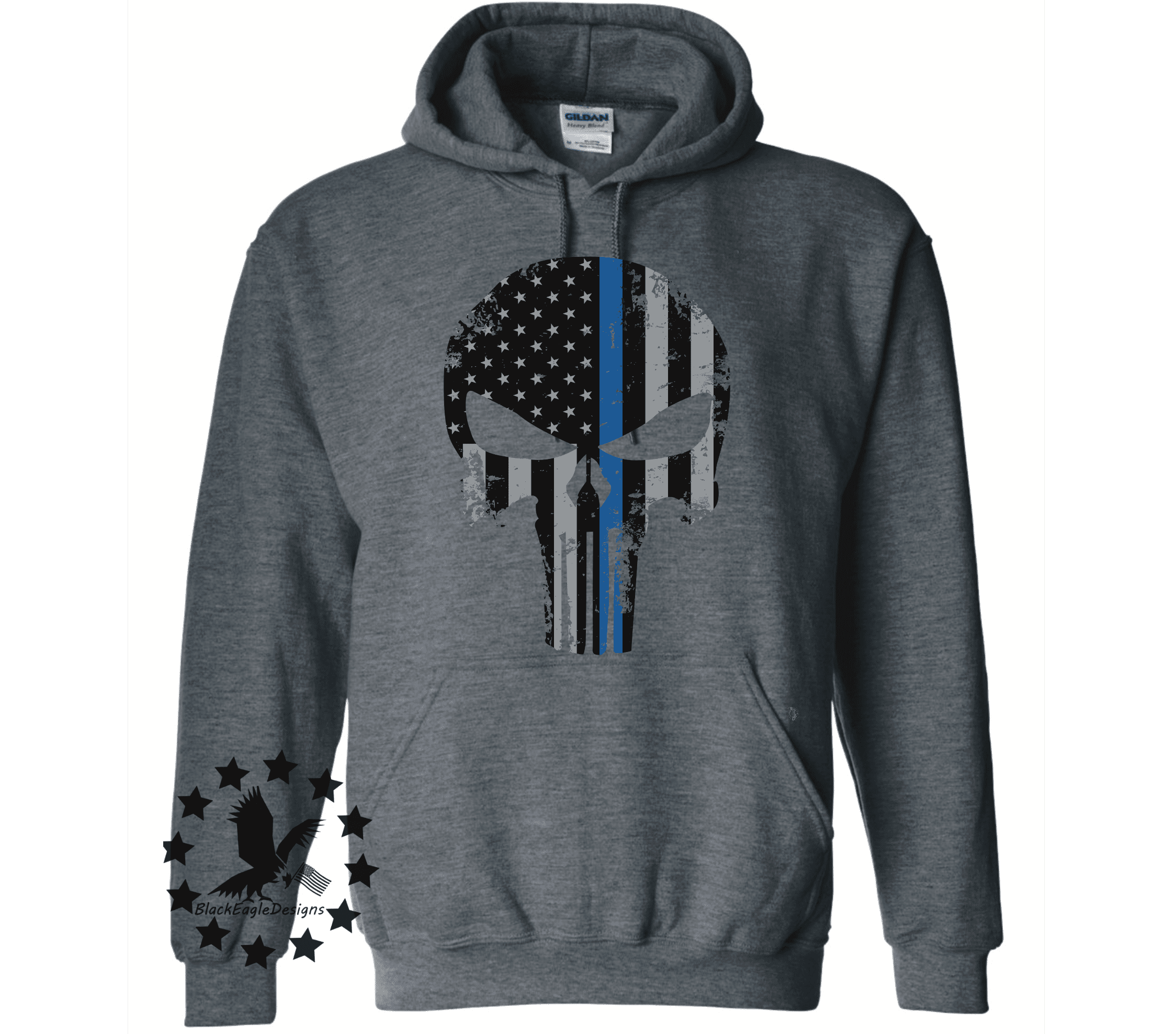 Thin blue line punisher - Walmart.com