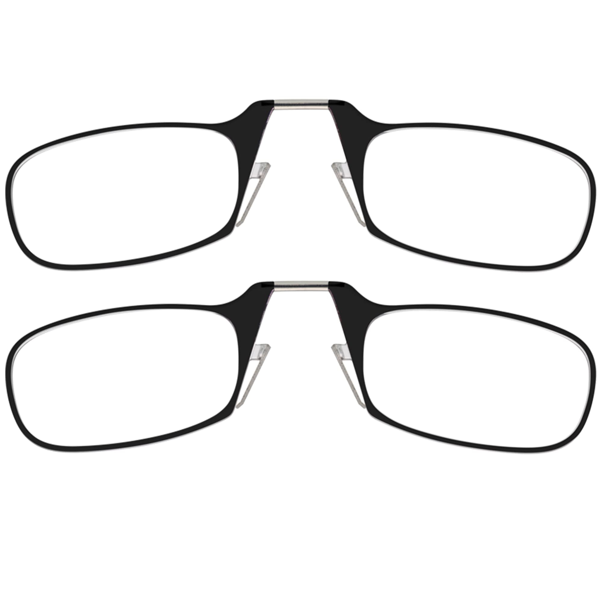 ThinOptics Readers Rectangular Reading Glasses - 2 Pack - Walmart.com