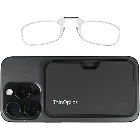 ThinOptics Readers with Pod Case - Armless On-Nose Reading Glasses ...