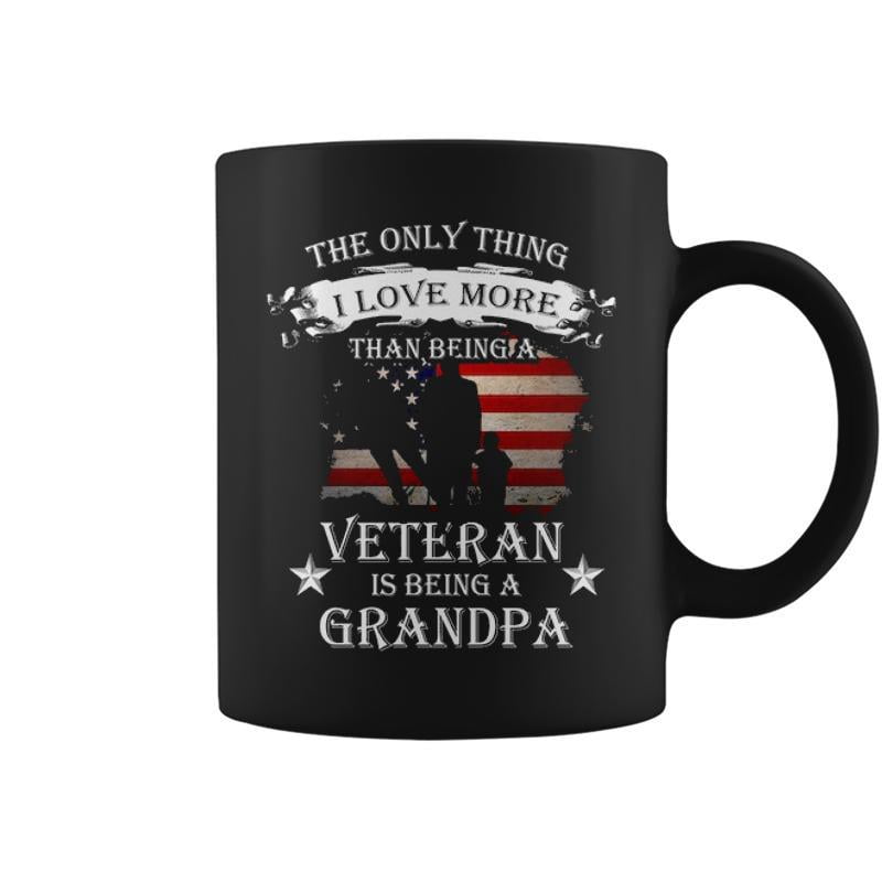 Thing I Love More Than Being A Veteran Grandpa V2 Coffee Mug - Walmart.com