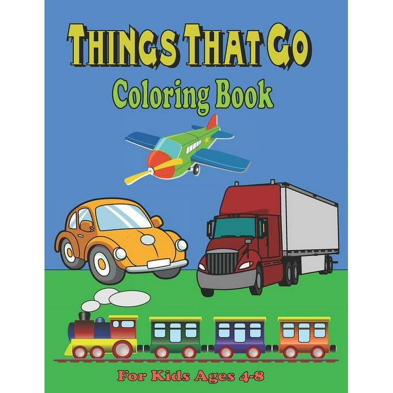 things that go coloring book