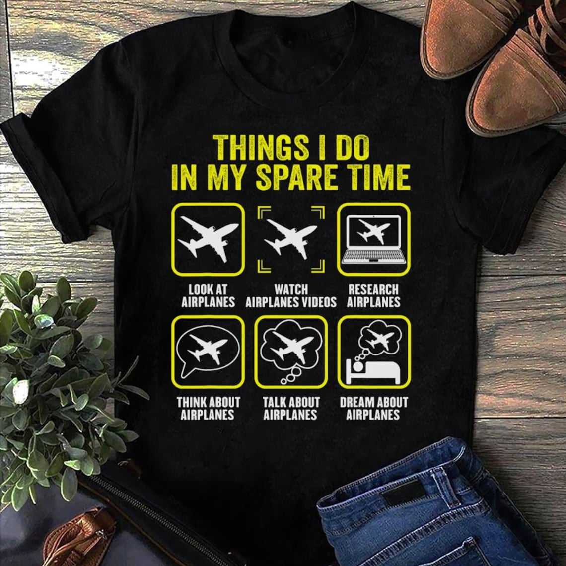 Things I Do In My Spare Time Airplanes Aviation Pilot Pilot, Gift for ...