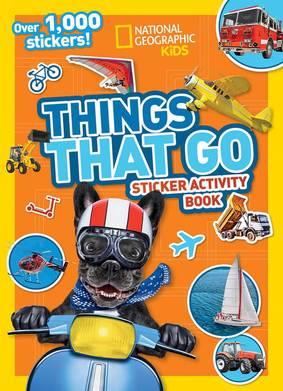 Things That Go Sticker Activity Book, (Paperback) - Walmart.com