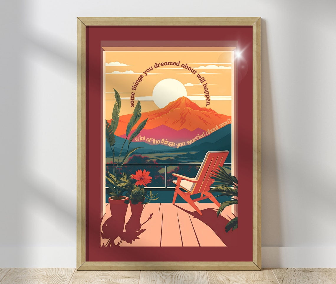 Some Things You Dreamed About Will Happen - Positive Wall Print ...