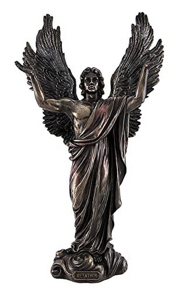 Things2Die4 Bronzed Angel Metatron Statue with Colored Accents ...