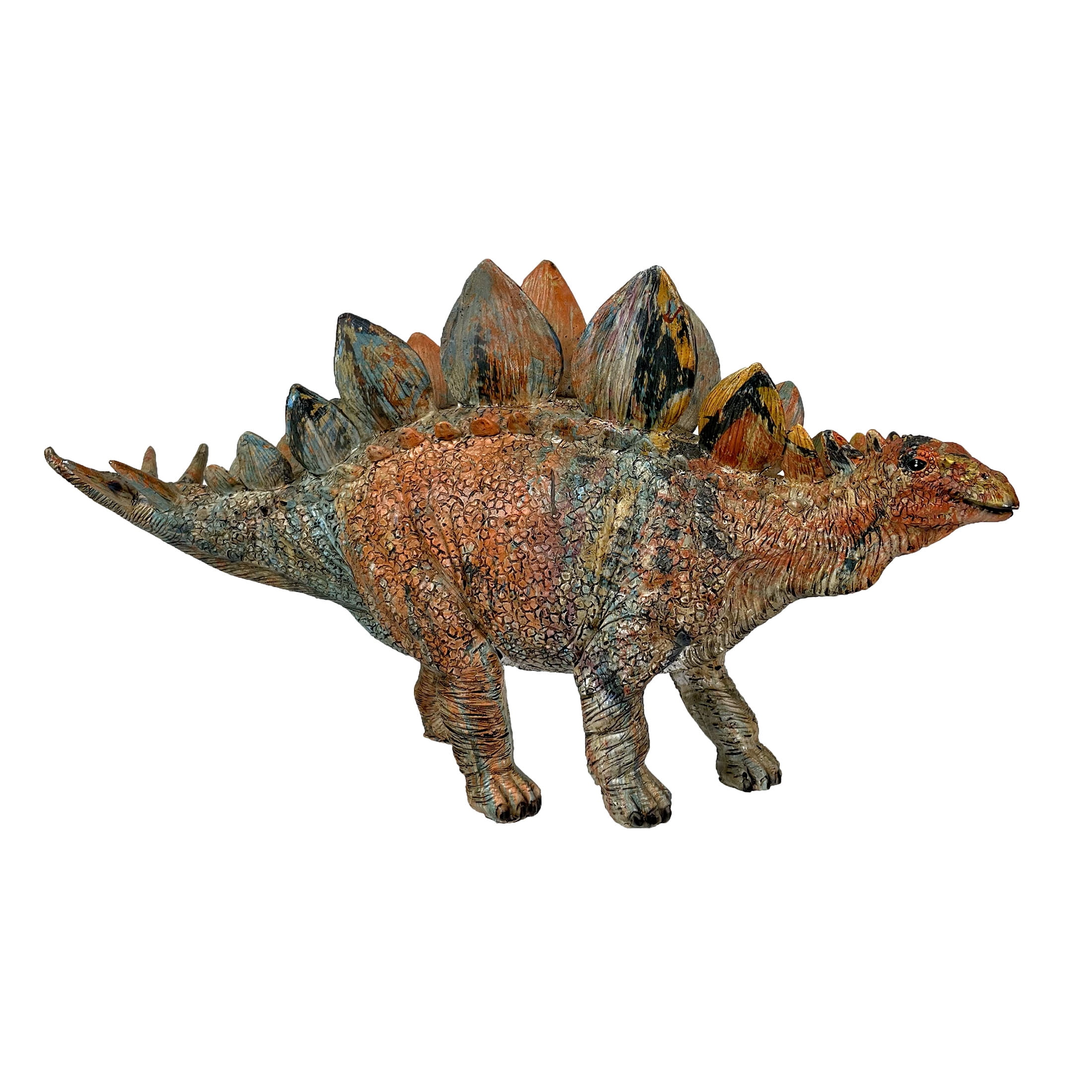 Things2Die4 Colorful Stegosaurus Statue - 7.5" Detailed Dinosaur Decor ...