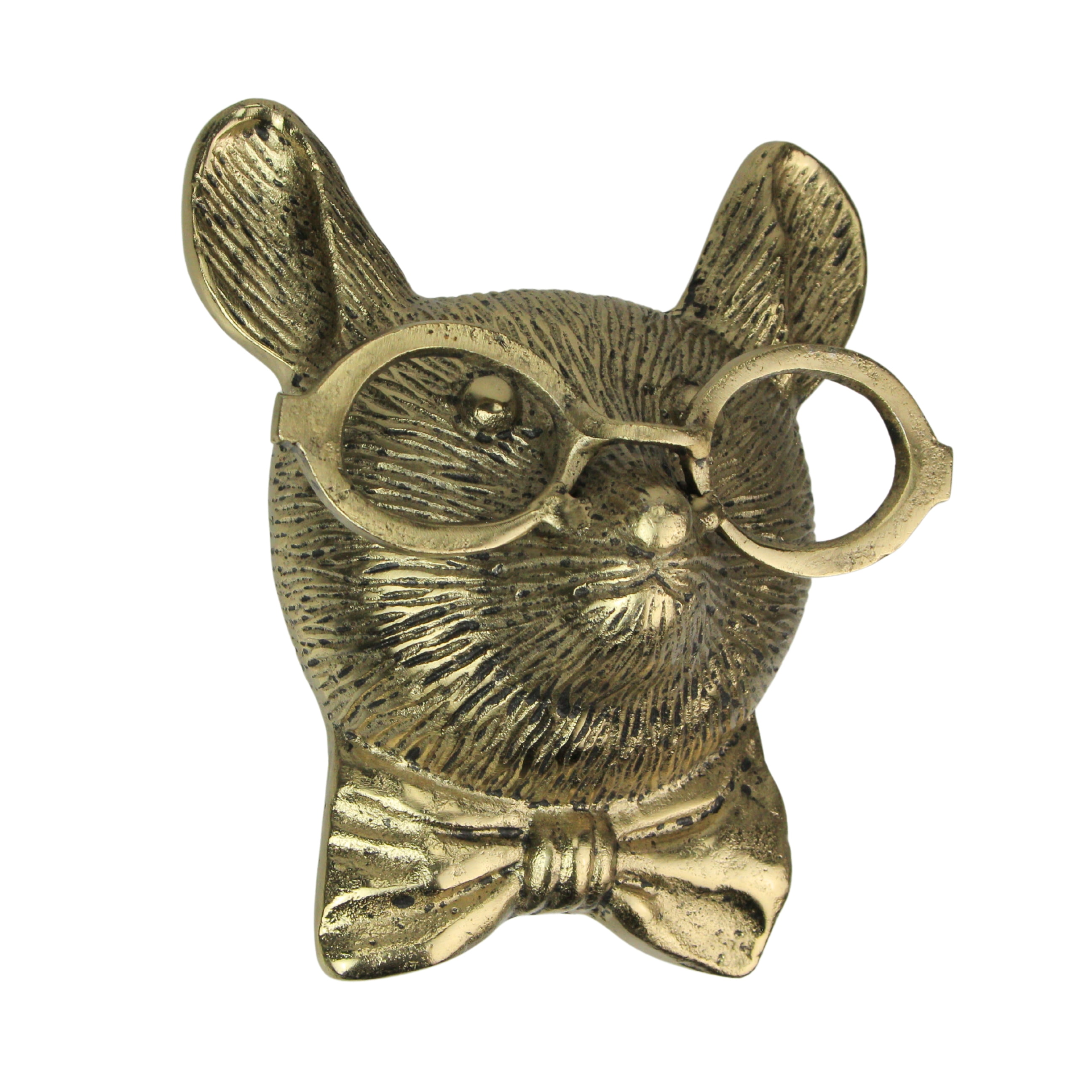 Things2Die4 Gold Mouse Head Wall Hanging with Spectacles – Quirky Cast ...