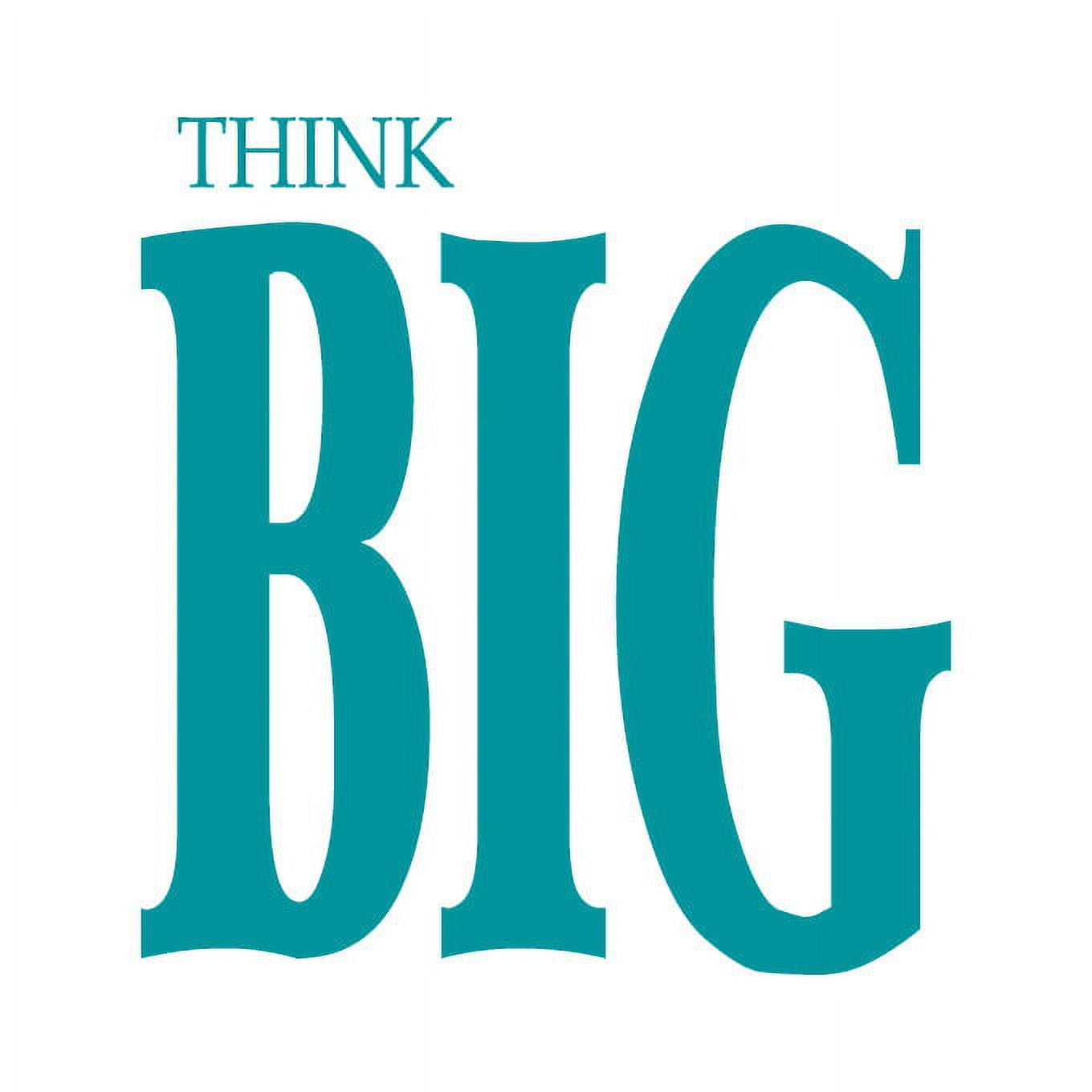 Think BIG Vinyl Graphic - Large - Teal - Walmart.com