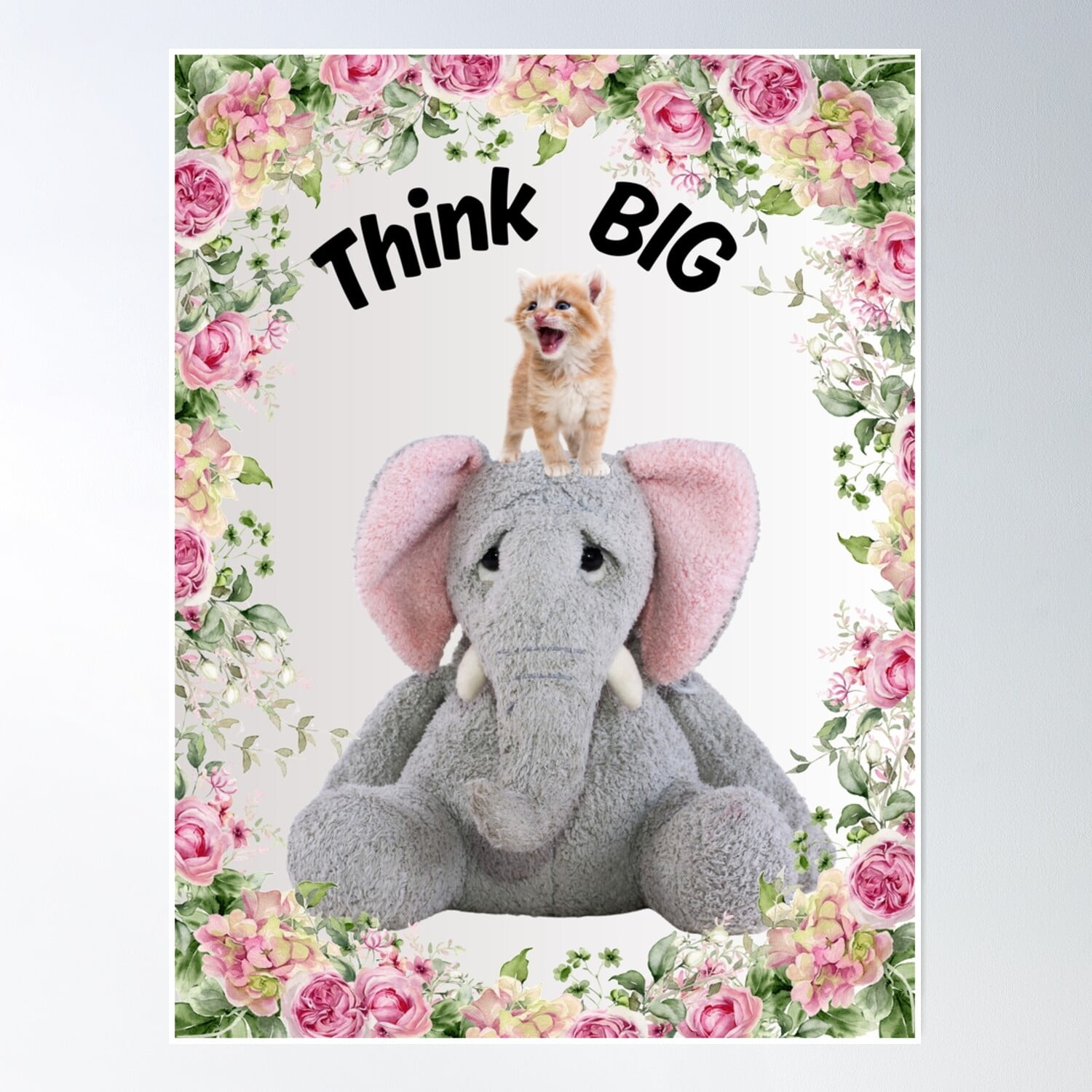 Think Big Poster Wall Art, Modern Wall Decor, 8x12 UNFRAMED - Walmart.com