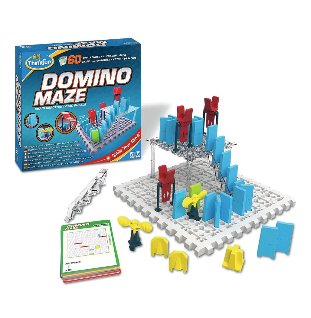 Think Fun 44001012 ThinkFun YPF5 Domino Maze STEM Toy and Logic Game ...