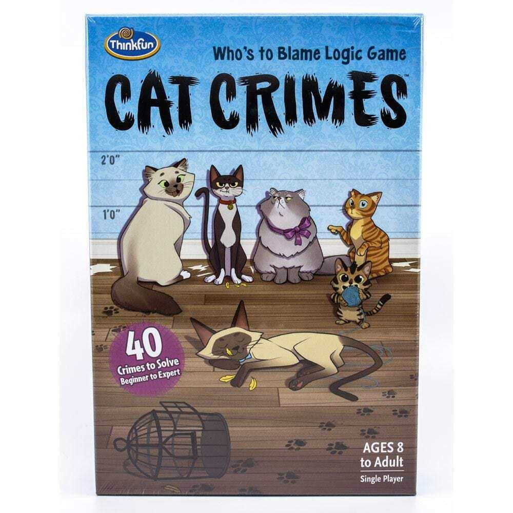 Think Fun Cat Crimes Brain Game and Brainteaser for Boys and Girls Age 8 and Up - A Smart Game ...