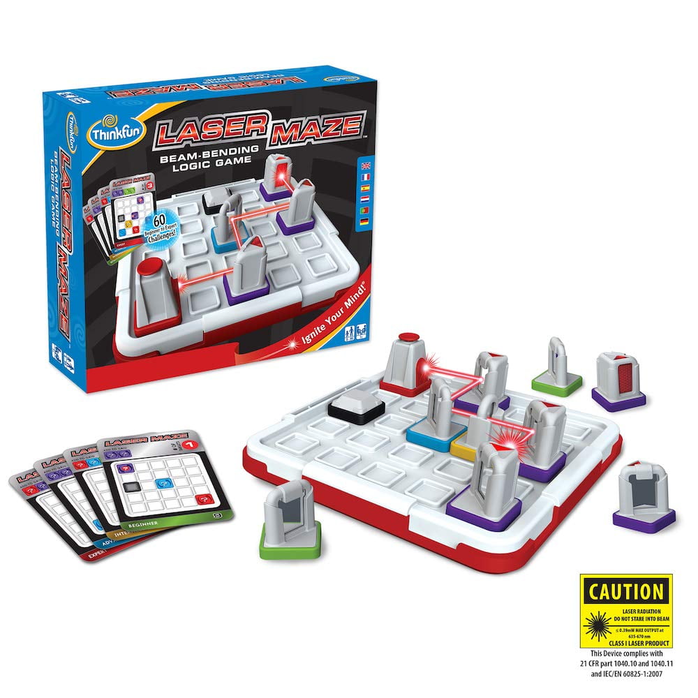 Think Fun Laser Maze MMF7 (Class 1) Brain Game and STEM Toy for Boys ...