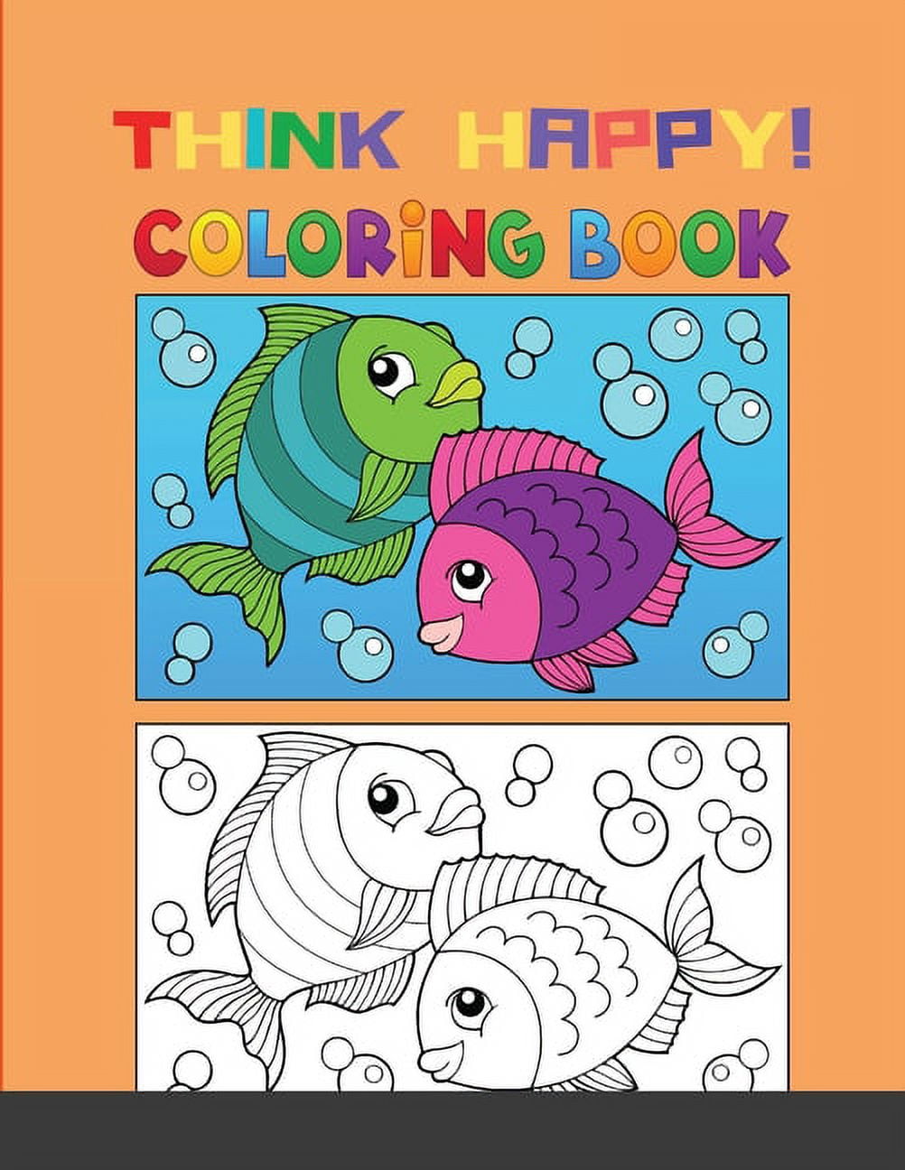 Think Happy! Coloring Book: Craft, Pattern, Color, Chill (Design ...