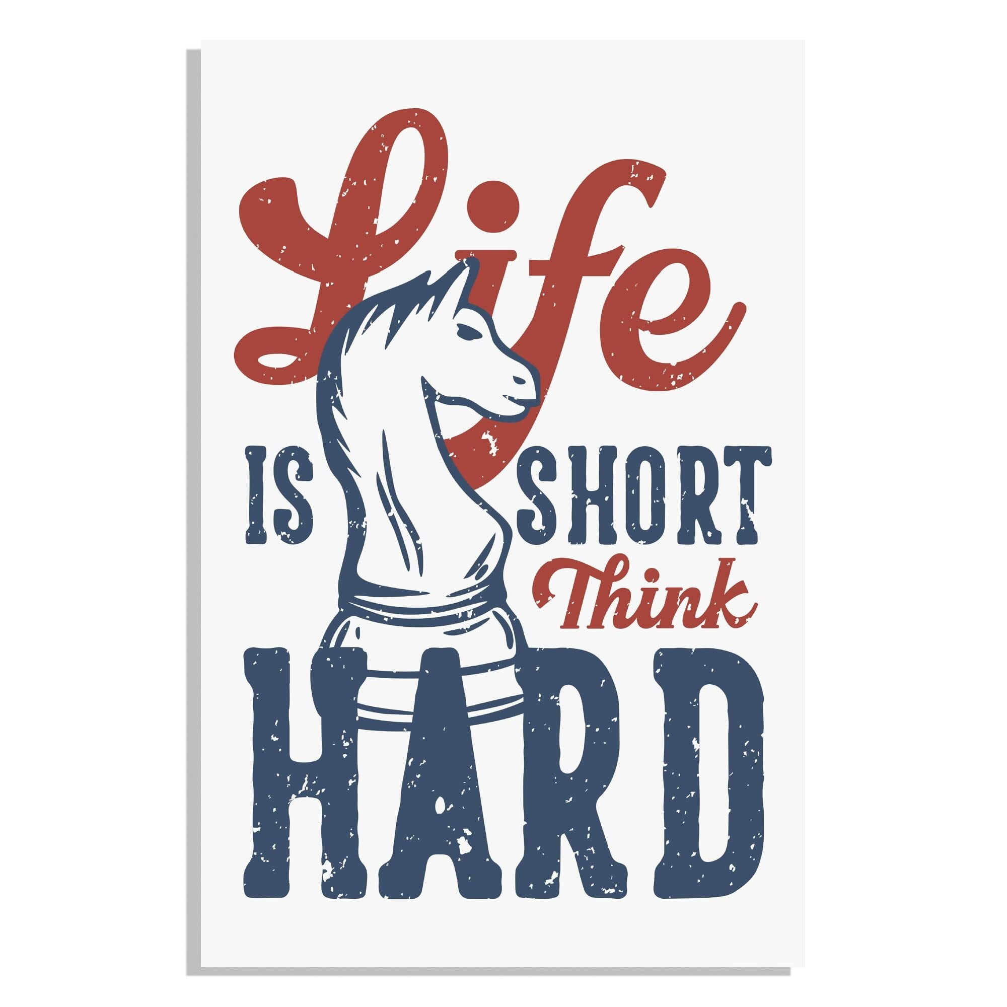 Think Hard - Knight King Moves Openings Chess Knowledge Motivational ...
