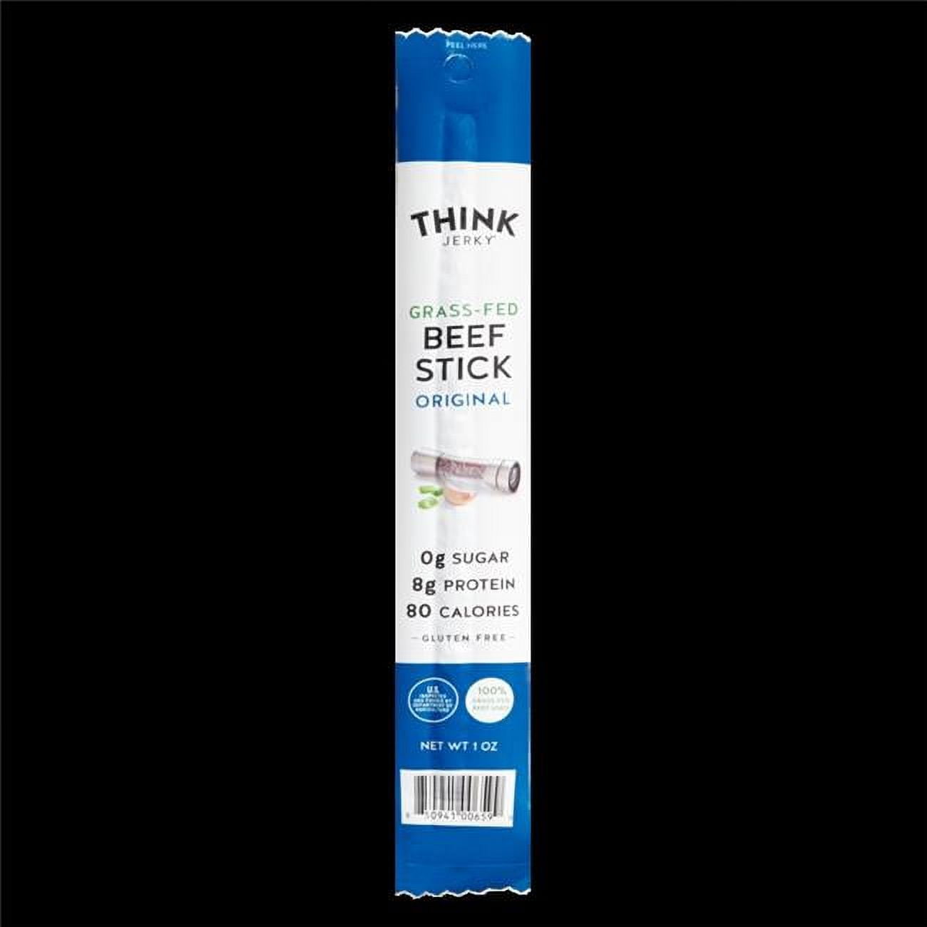 Think Jerky Beef Stick, Original, Grass-Fed - 1 oz - Walmart.com