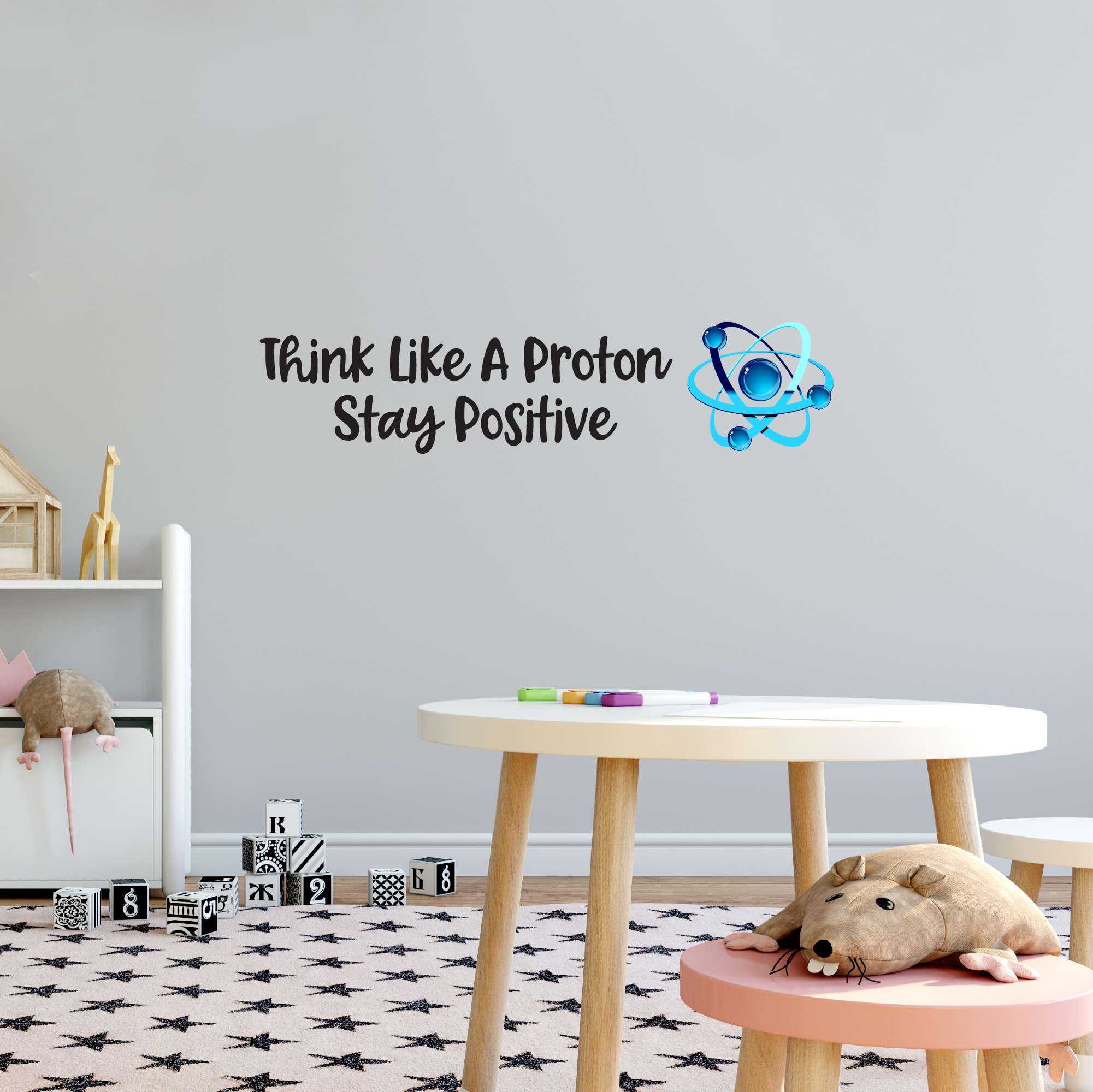 Think Like A Proton Stay Positive Experiments Atoms Microscope ...