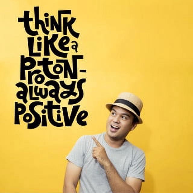 Think Like Proton Positive Quotes Elementary School Wall Decals - Die ...
