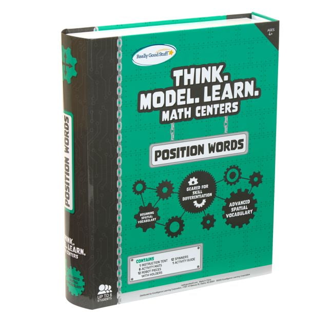 Think. Model. Learn. Math Center ? PreK-TK ? Position Words - Walmart.com