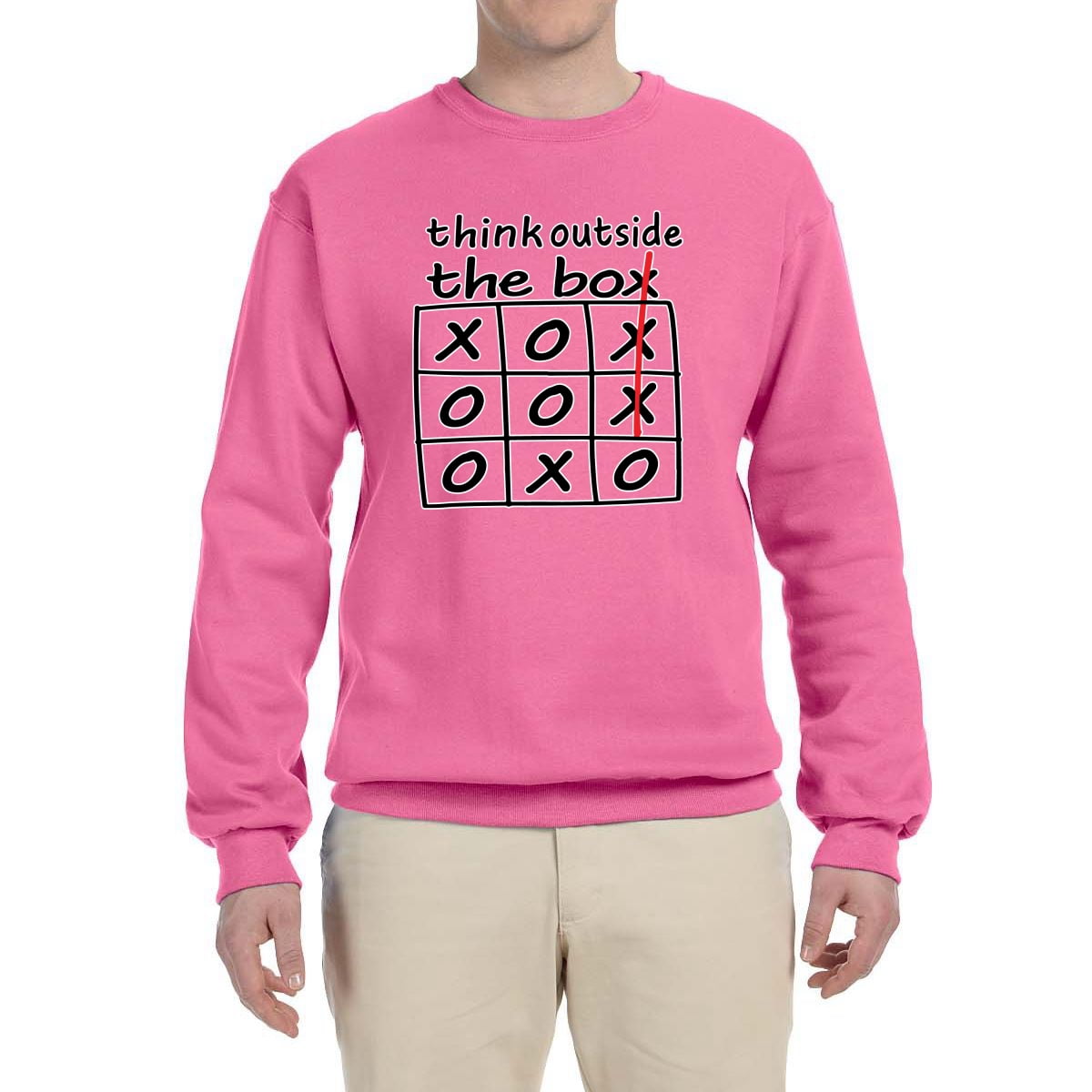 Think Outside the Box Funny Tic Tac Toe Pun Mens Humor Graphic ...