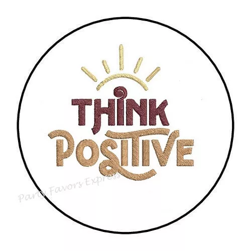 Think Positive Sticker Party Favors Sticker Envelope Seals Labels ...