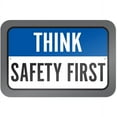 Think Safety First Sign - Walmart.com