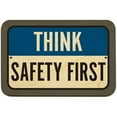 Think Safety First Sign - Walmart.com