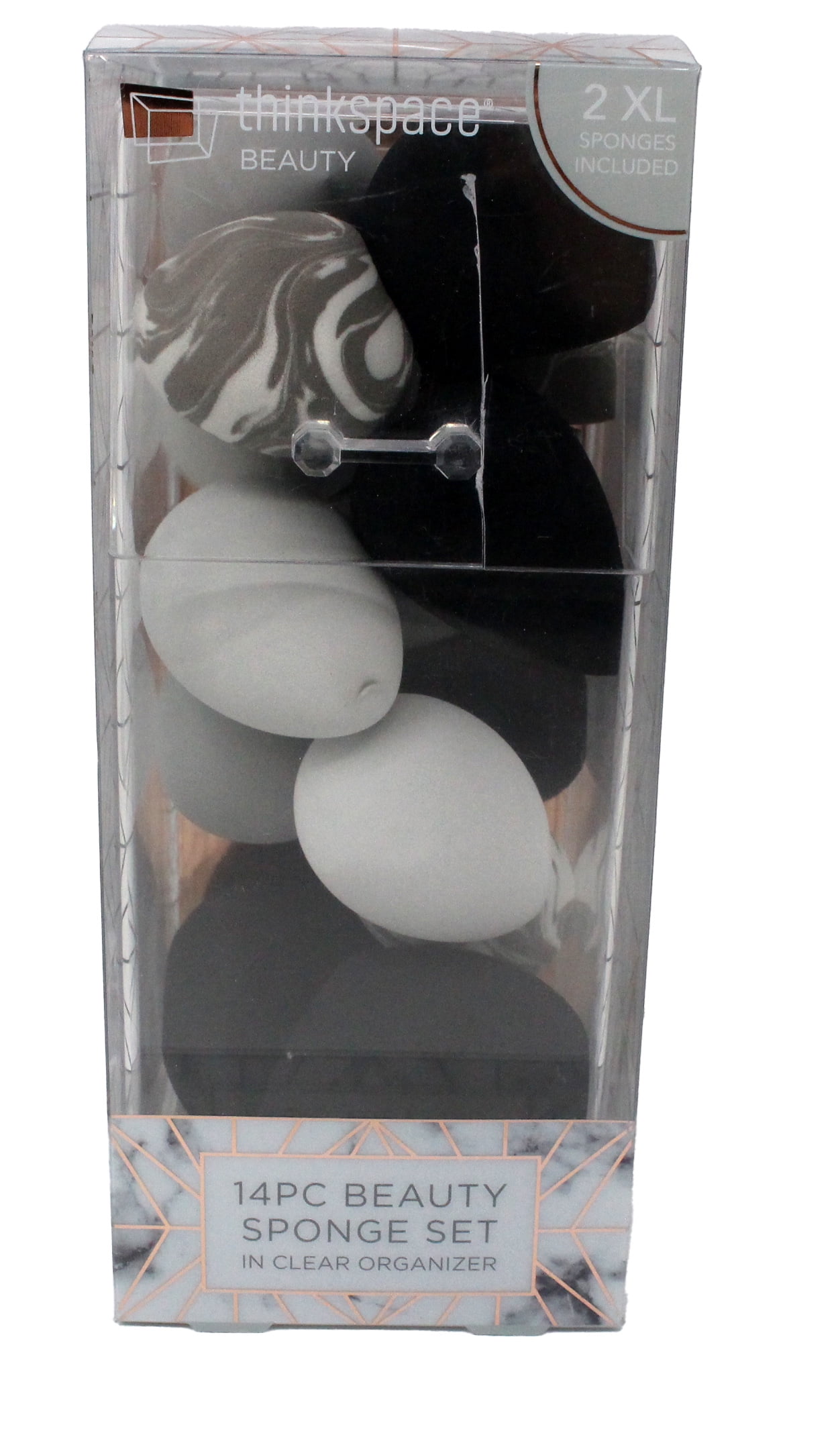 Think Space Beauty Sponge 14Pc Set (2XL Sponges Included) Multicolor ...