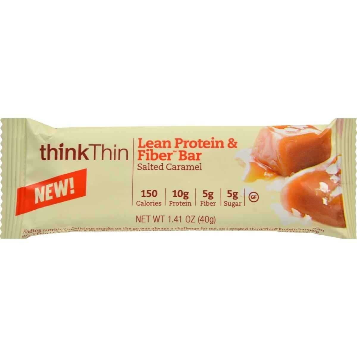 Think Thin SaltedITSC Caramel Protein Bar 1.41 Ounce - Walmart.com