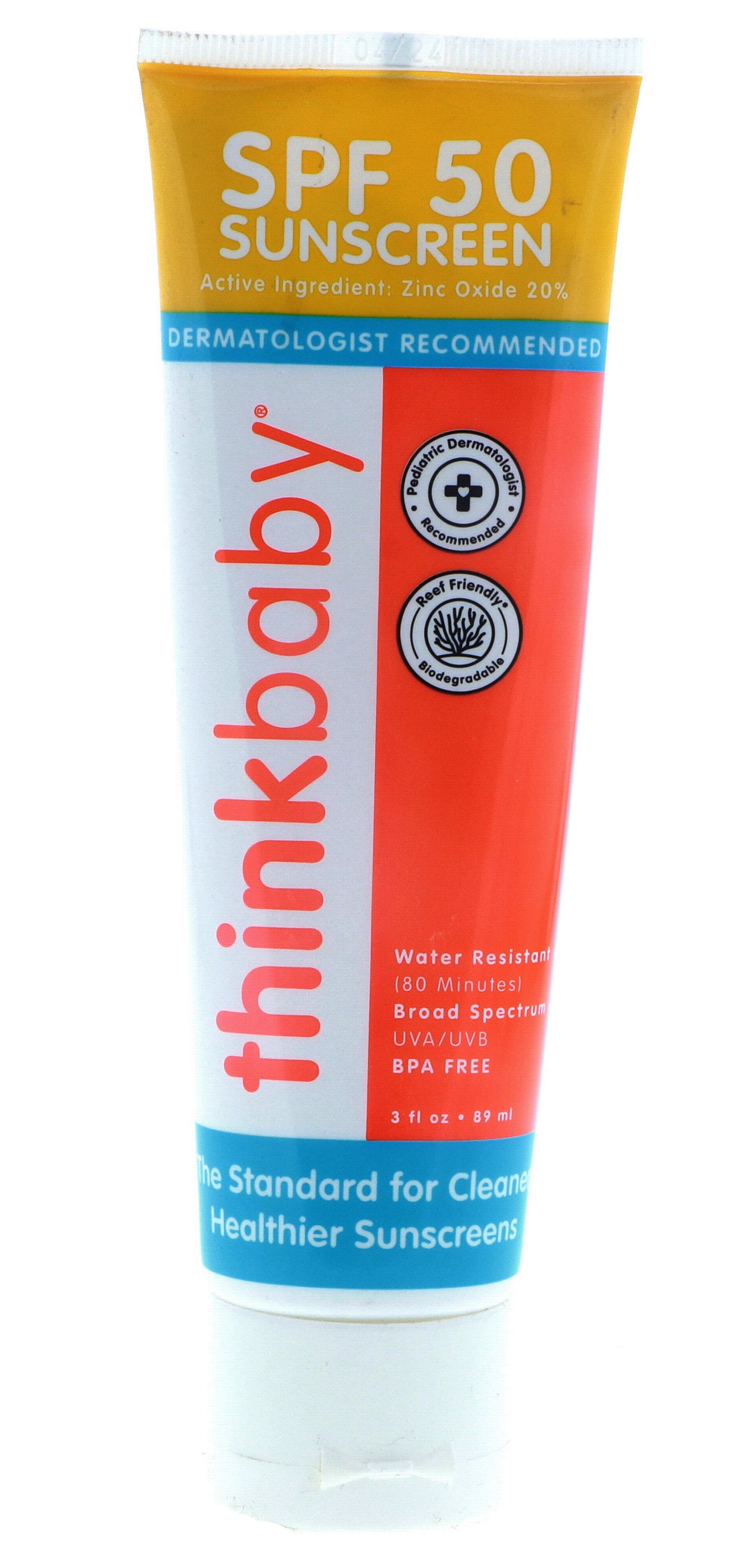 Think Thinkbaby SPF50+ Sunscreen, 3 oz 2 Pack - Walmart.com