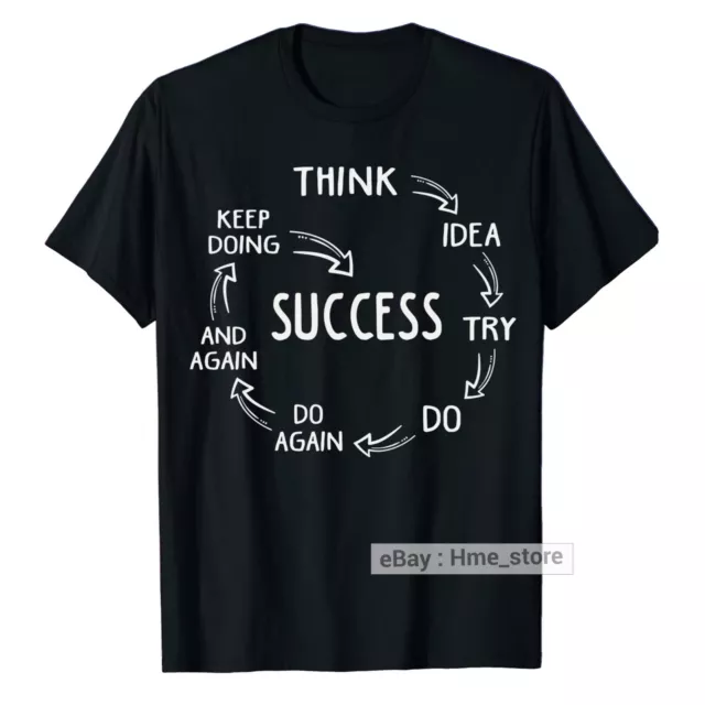 Think Try Do Success T-Shirt Motivational Mindset Inspirational ...