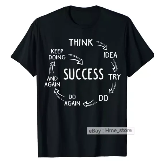 Think Try Do Success T-Shirt Motivational Mindset Inspirational ...