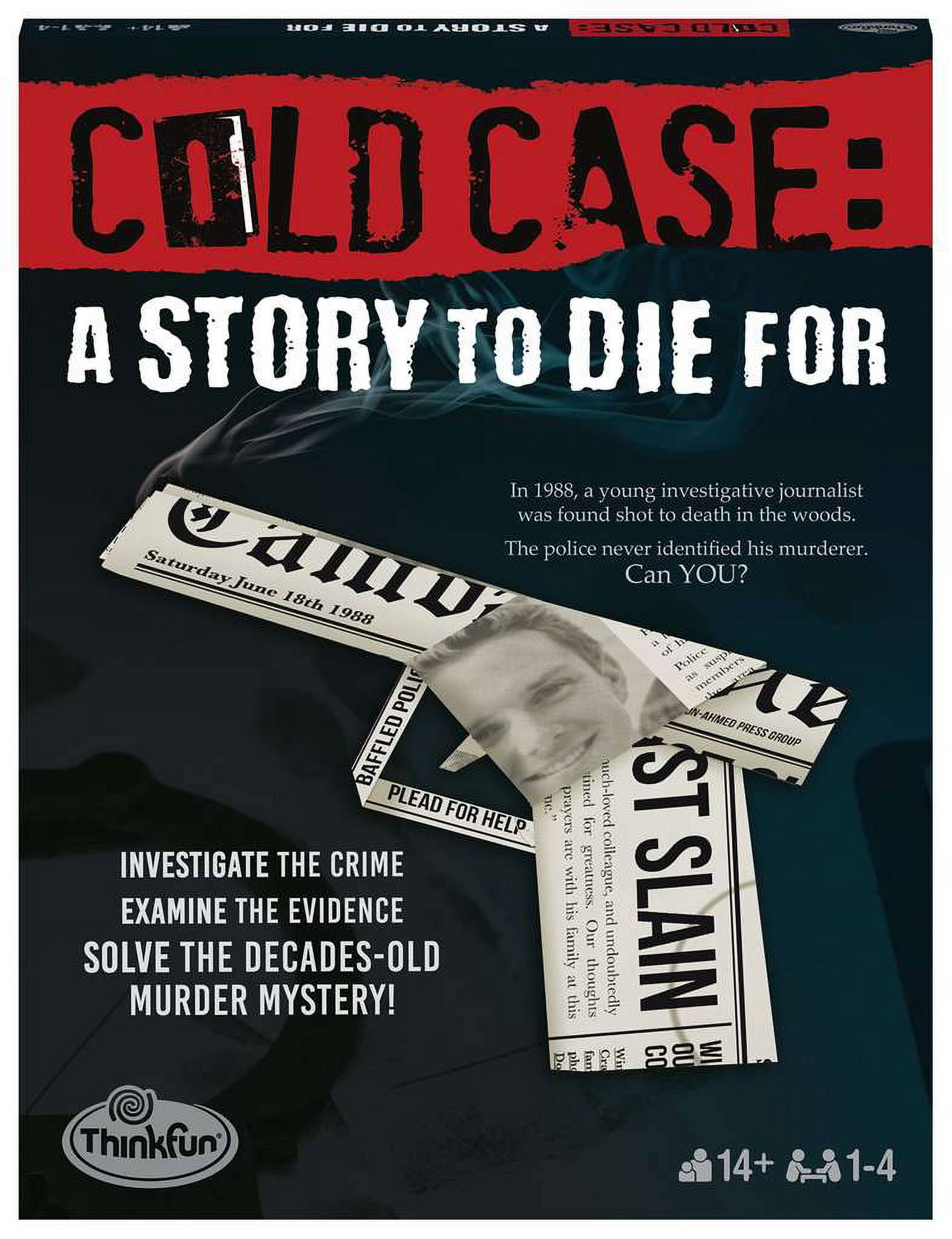 ThinkFun Cold Case: A Story to Die For Murder Mystery Game - Walmart.com