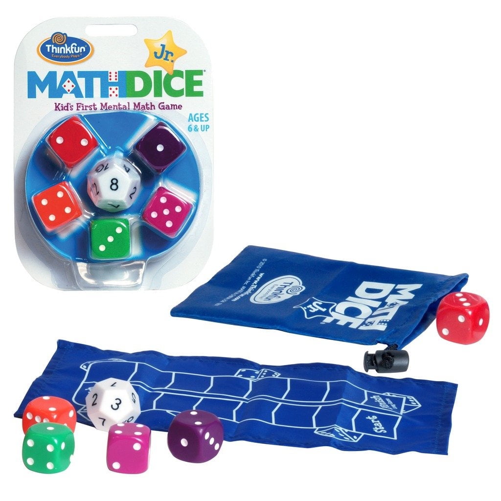 ThinkFun Math Dice Junior Game - Engaging Math Skills Builder | Perfect ...