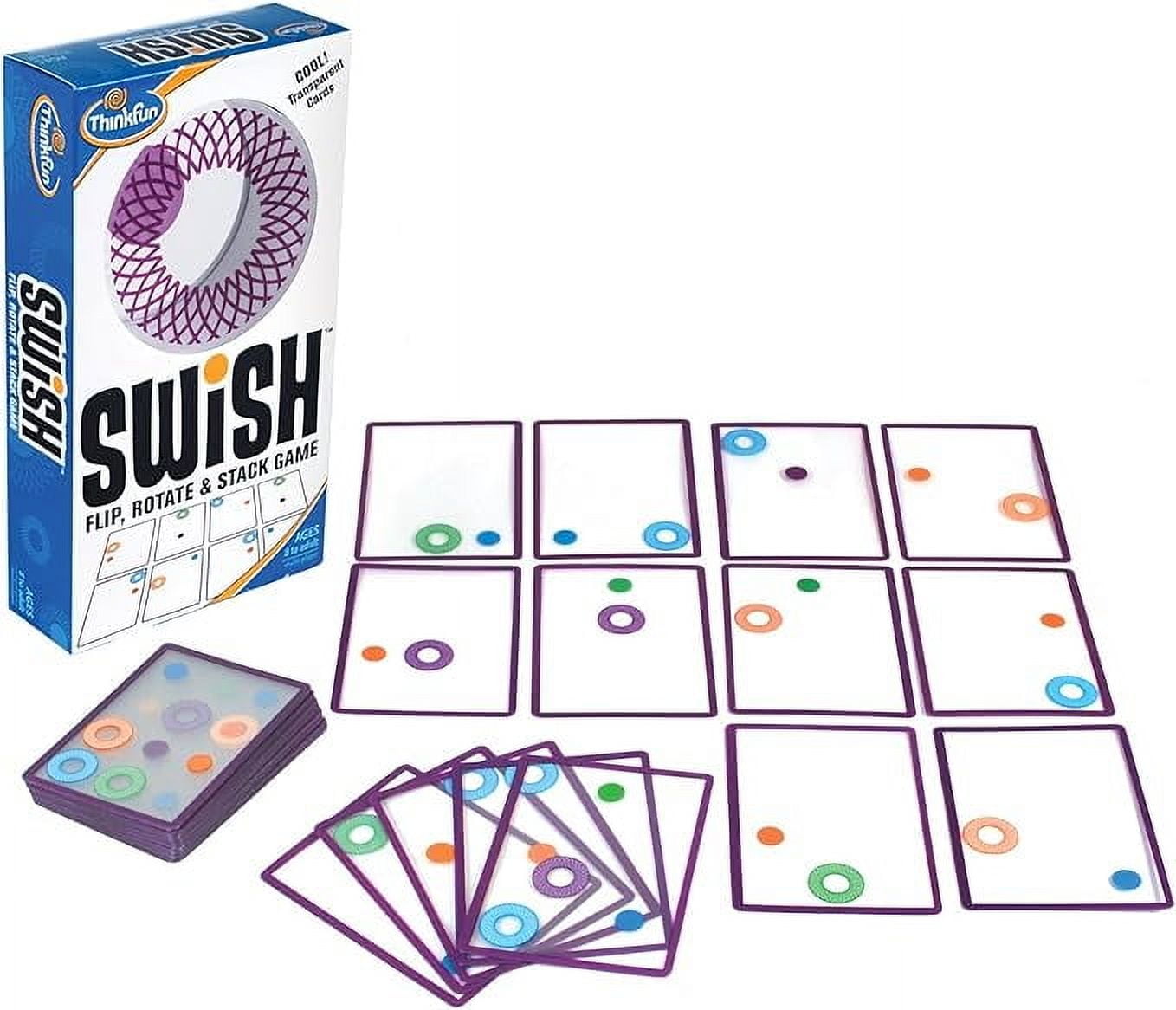 ThinkFun Swish - Engaging Transparent Card Game | Toy of the Year ...