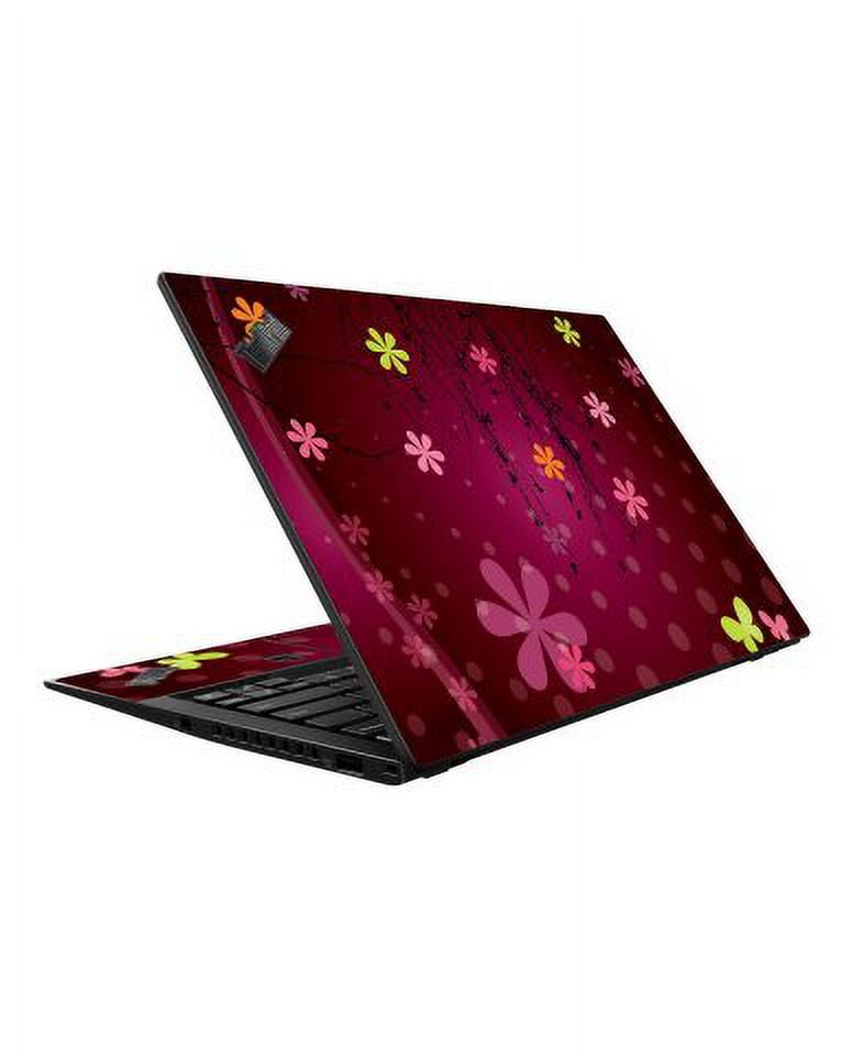 ThinkPad X1 CARBON G6 RETRO PINK FLOWERS Laptop Skin - Walmart.com