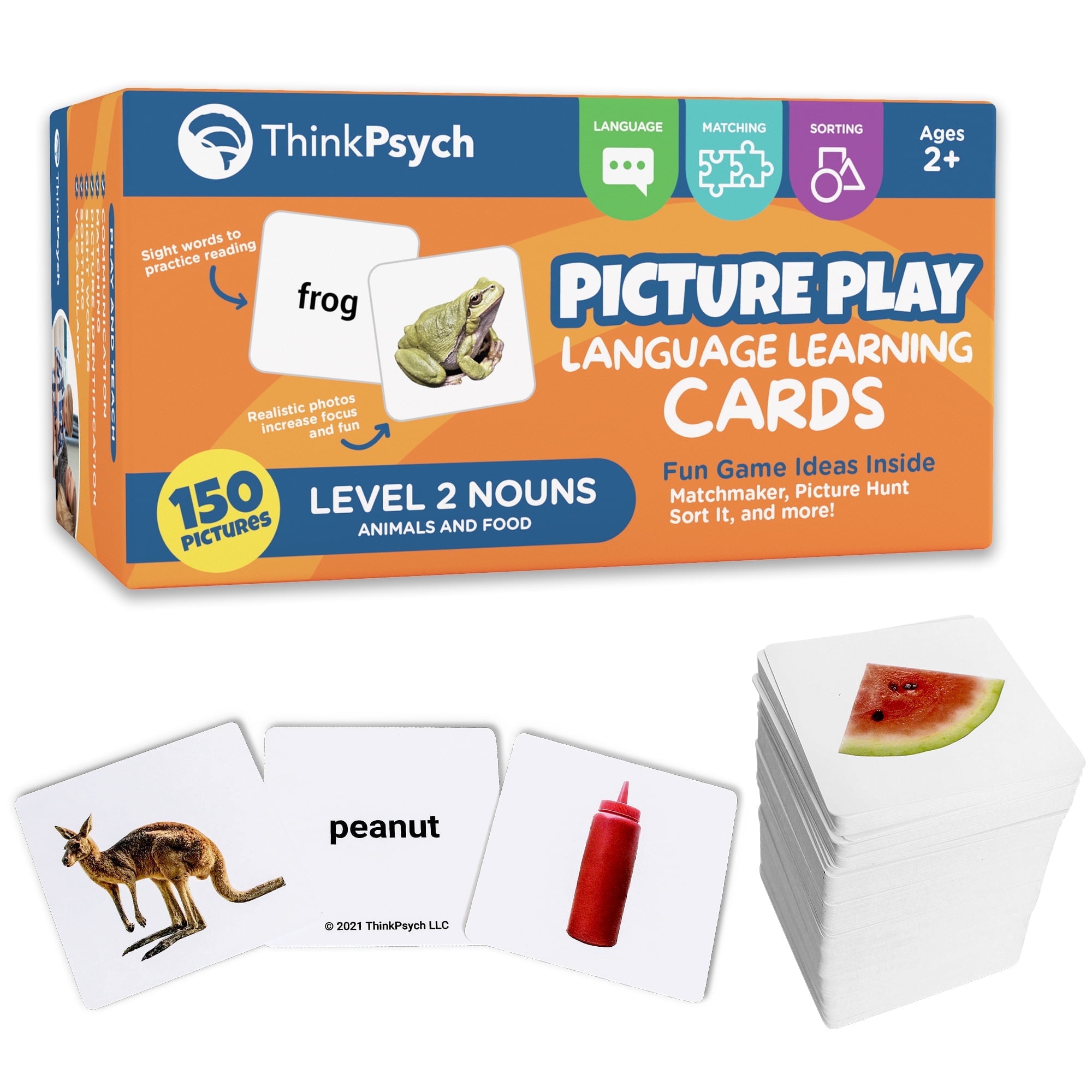 ThinkPsych Advanced Nouns Preschool Flash Cards – 150 Real-Life Images ...