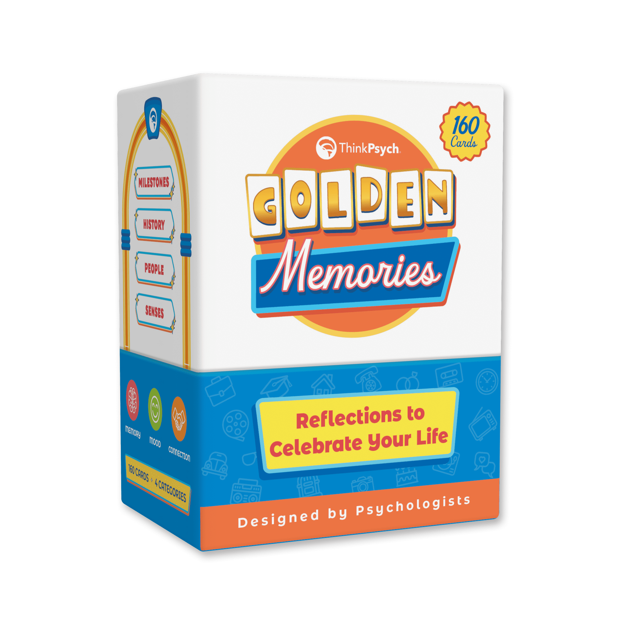 ThinkPsych Golden Memories - Memory Card Game for Seniors - 160 ...