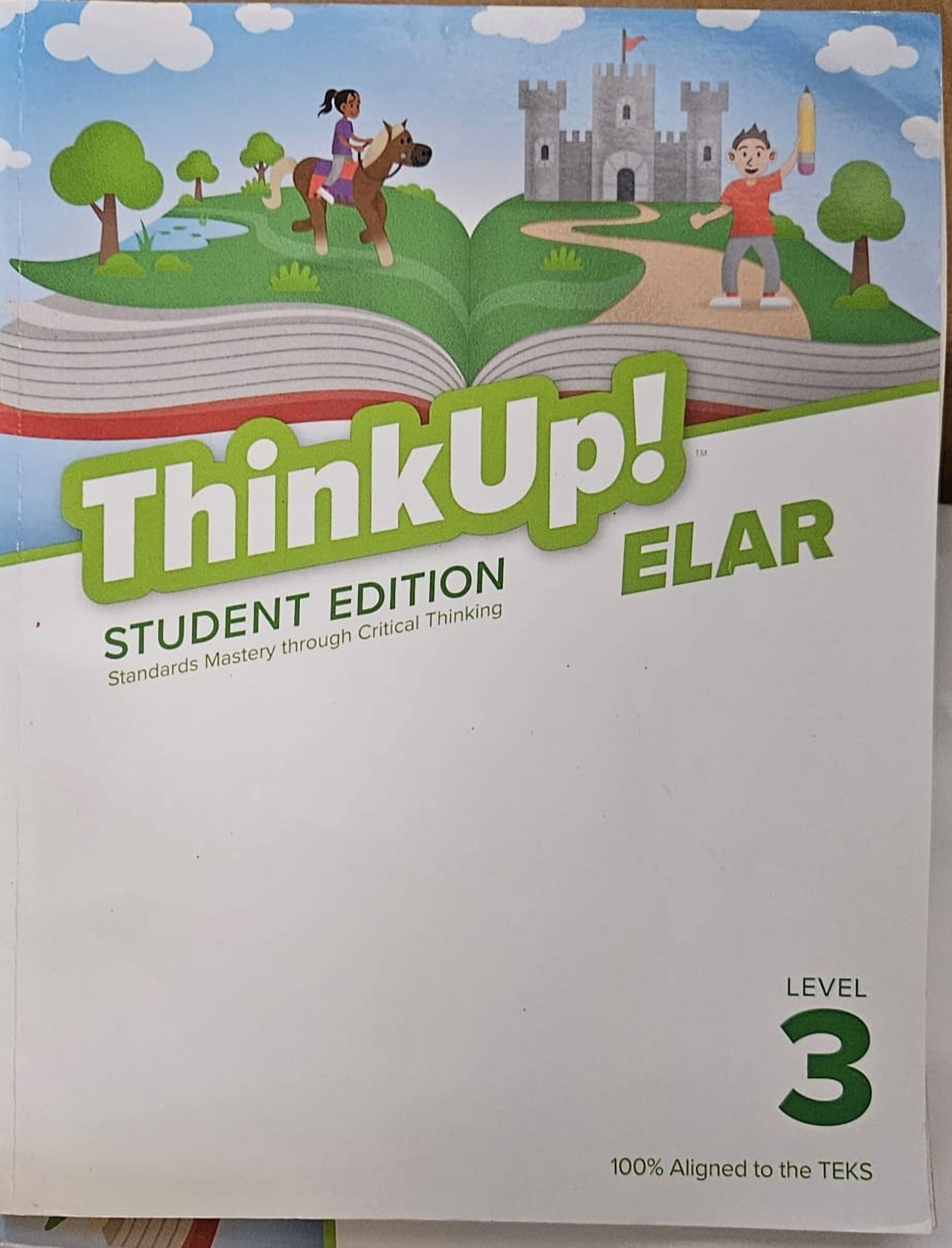 ThinkUp! ELAR Student Edition Level 3 - Walmart.com