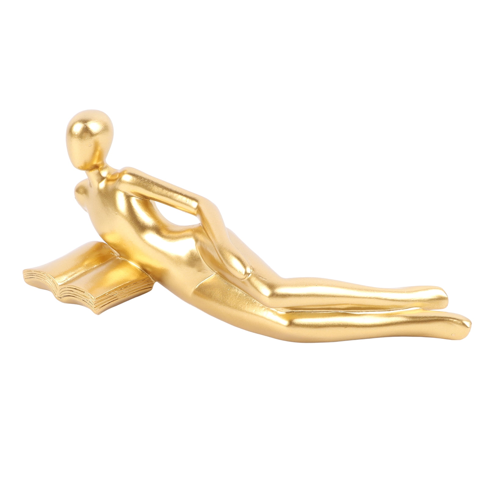 Thinker Sculpture Modern Abstract Thinker Statue Hallway Desk Living Room Resin Reader Style ...