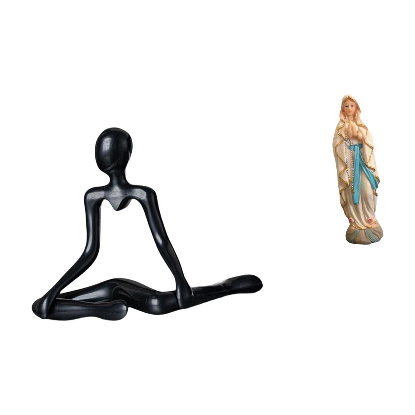 Thinker Statue Virgin Mary Figurine Luther Sculpture Resin Material for ...