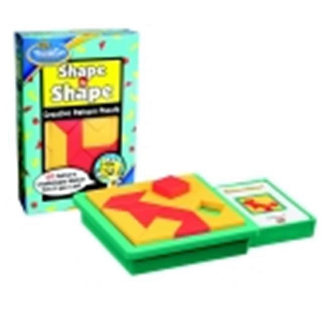 Thinkfun Shape By Shape Creative Pattern Puzzle - 14 Pieces, 60 ...