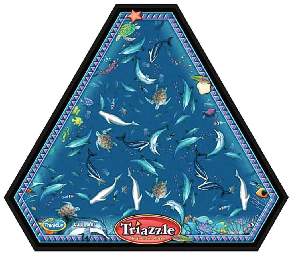 Thinkfun Triazzle Picture-Matching Brainteaser Puzzle: Dolphins ...