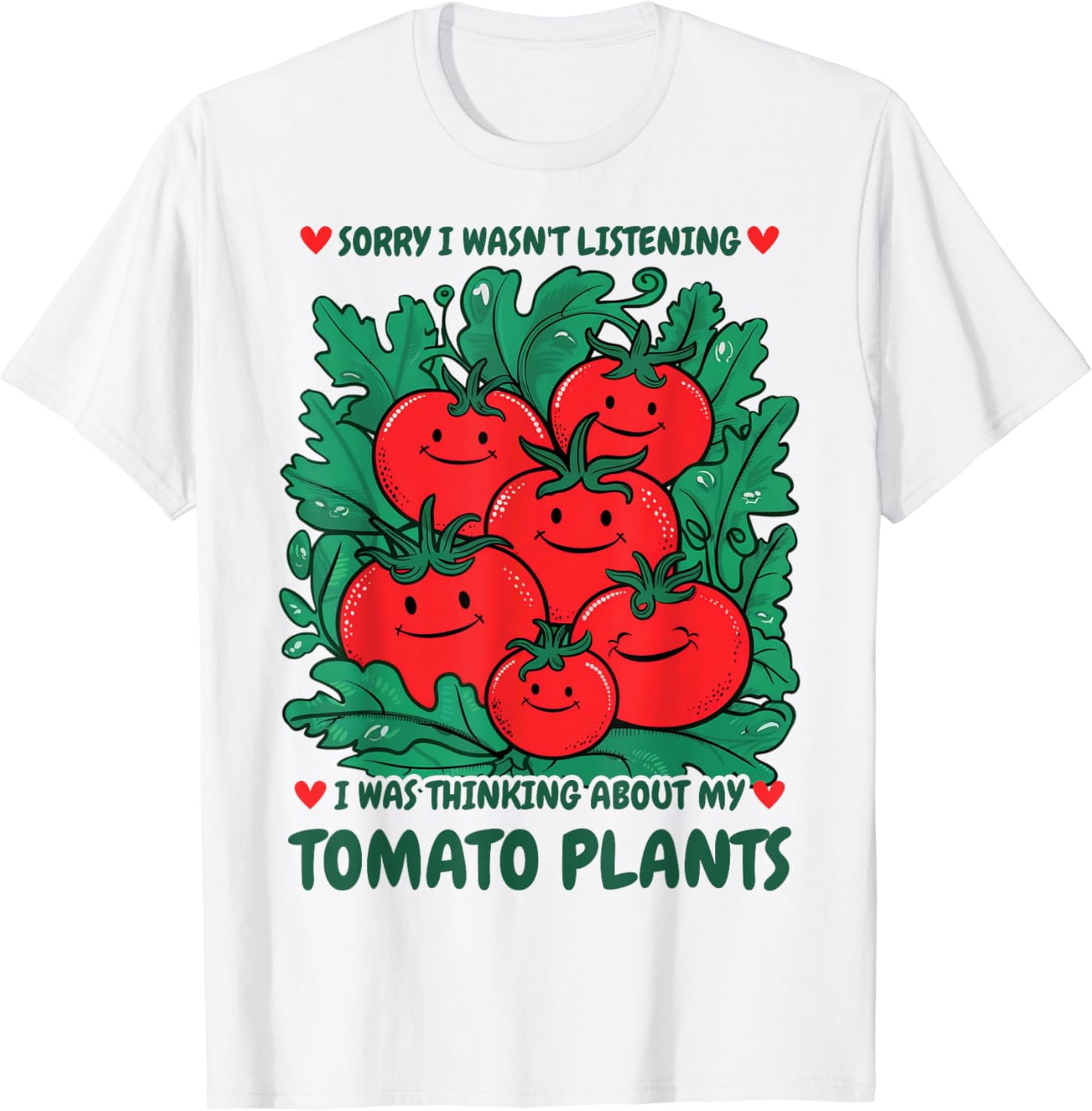 Thinking About My Tomato Plant Gardener T-Shirt - Walmart.com