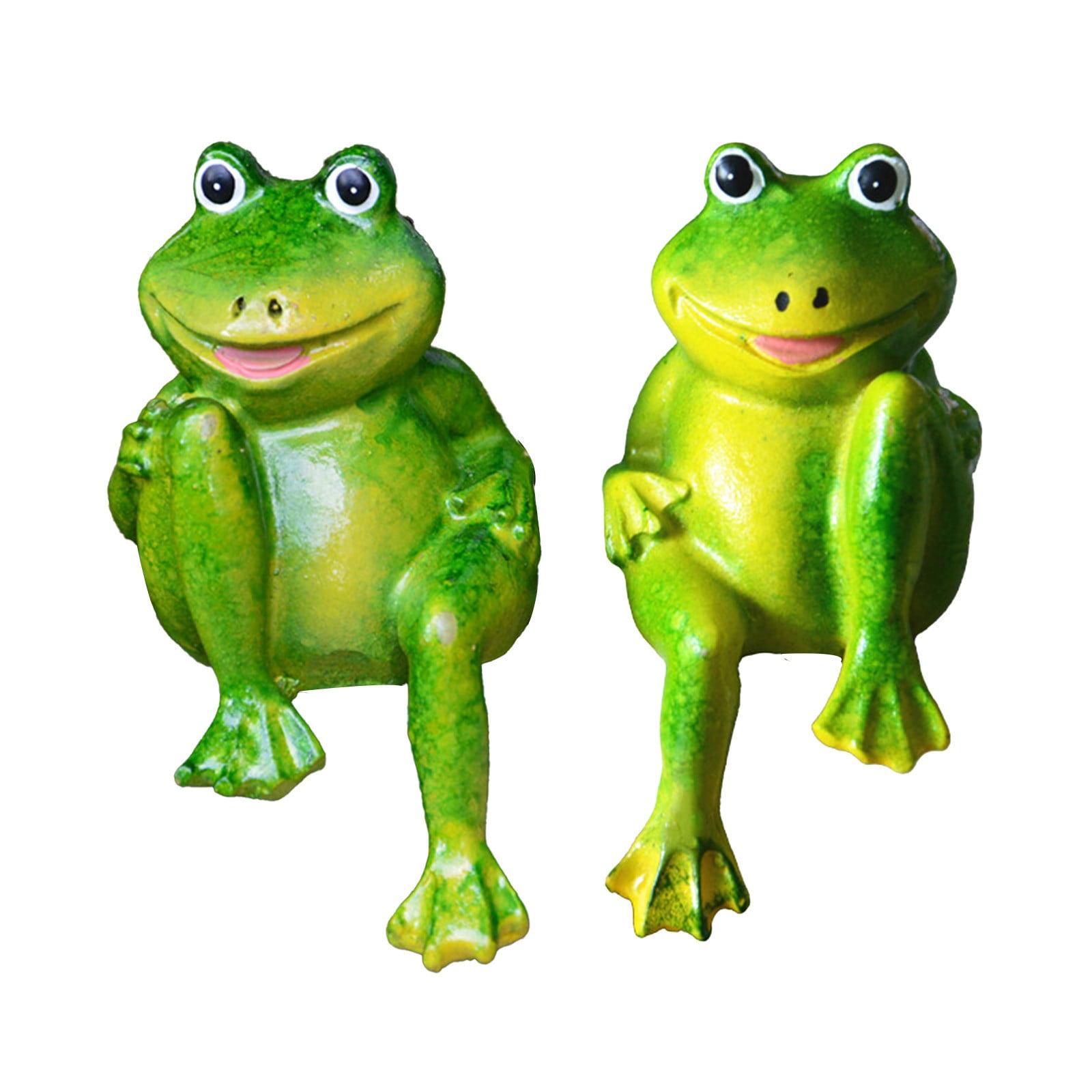 Thinking Frog Decor Sculpture, Frog Statue Outdoor Decorations Frogs ...