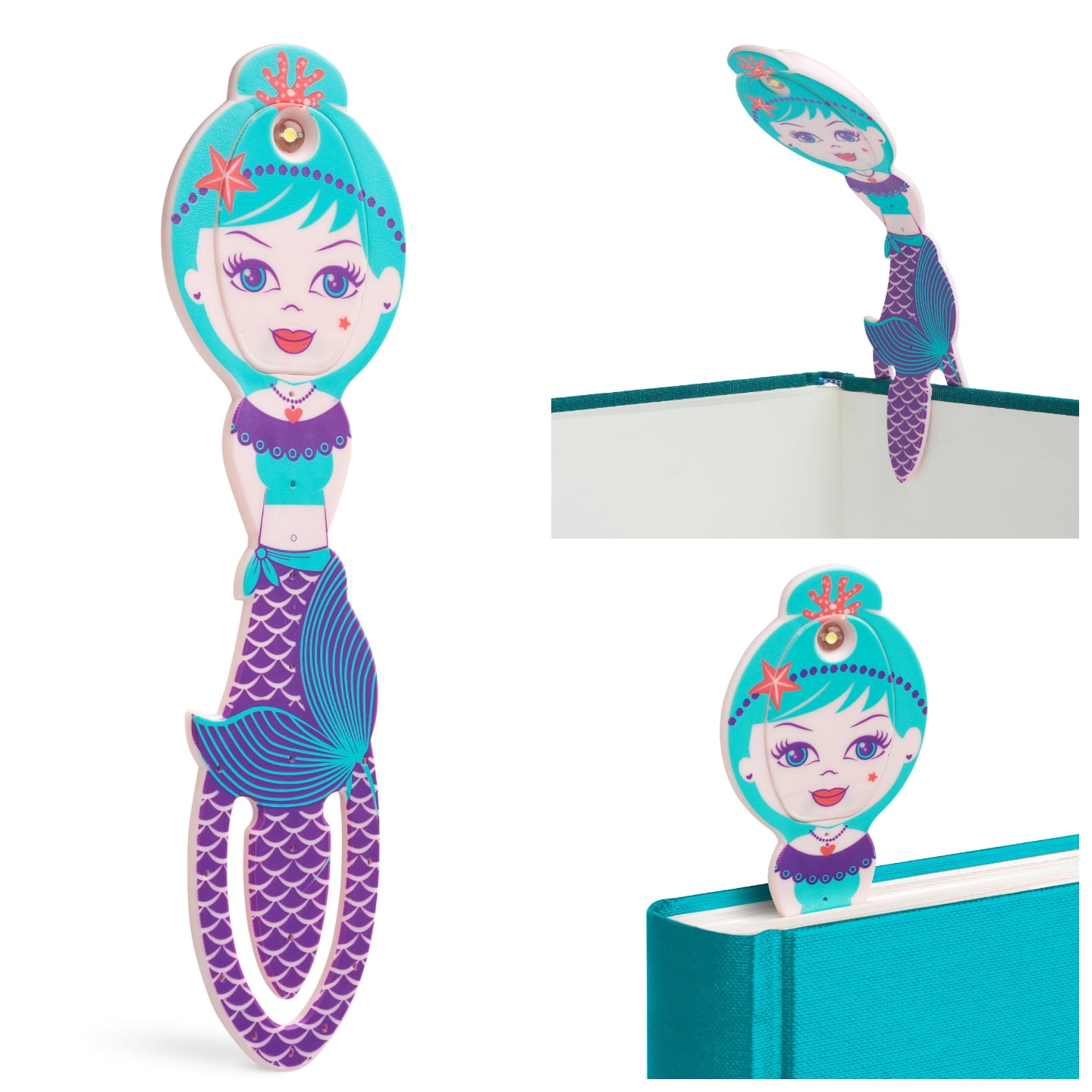 Thinking Gifts 2-in-1 LED Reading Light | Clip-on Bookmark & Book Light ...