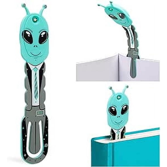 Thinking Gifts 2-in-1 LED Reading Light | Clip-on Bookmark & Book Light ...