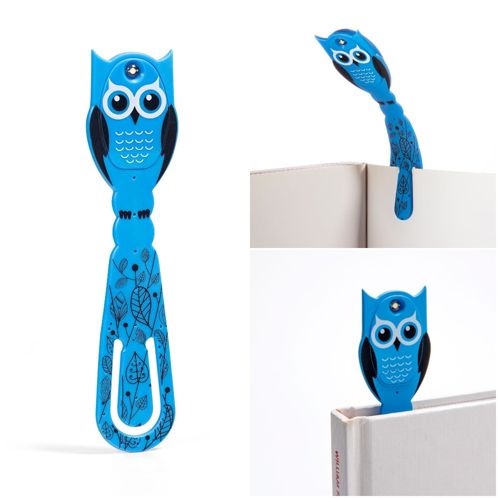 Thinking Gifts, 2-in-1 LED Reading Light, Clip-on Bookmark Book Light ...