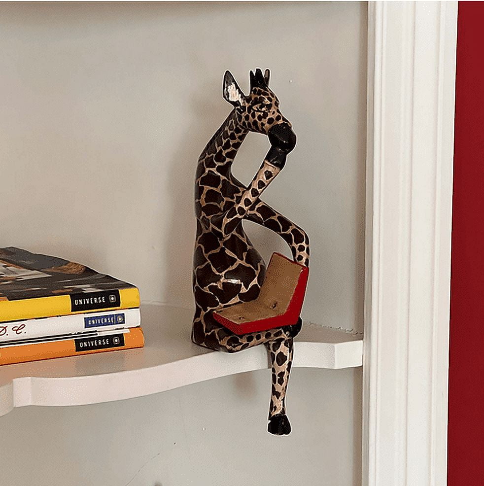 Thinking Giraffe Sculpture Shelf Decor - Walmart.com