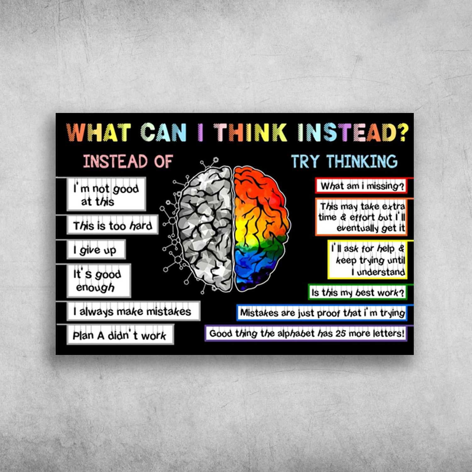 Thinking Inside, What Can Think Instead, Instead Of Try Thinking, I'm ...