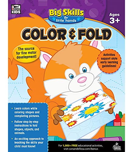 Pre-Owned Thinking Kids Big Skills for Little Hands® Color & Fold ...